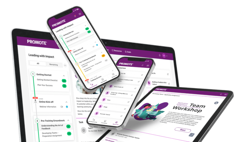 Promote International | Learning journeys and learning platform